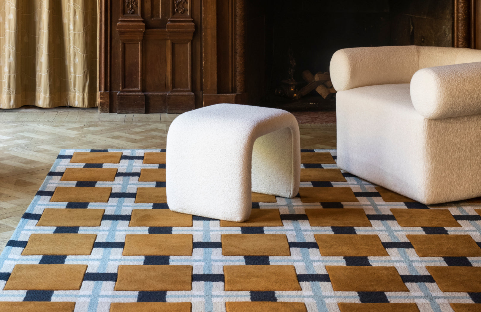 Checked rugs – LAYERED